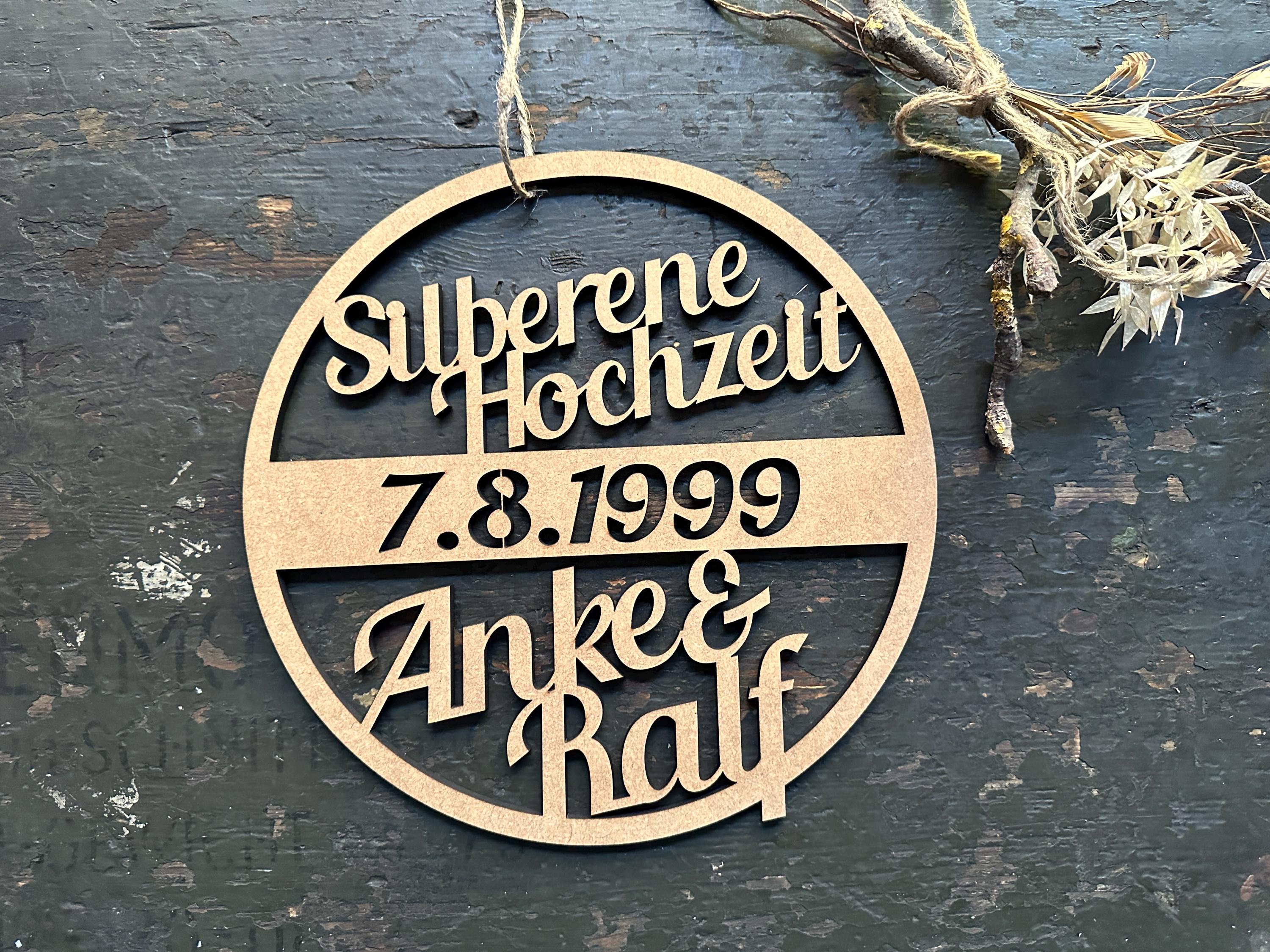 Jubiläumskranz, Jubiläum, 25 Jahre, 50 Jahre, Goldene Hochzeit, Silber ...